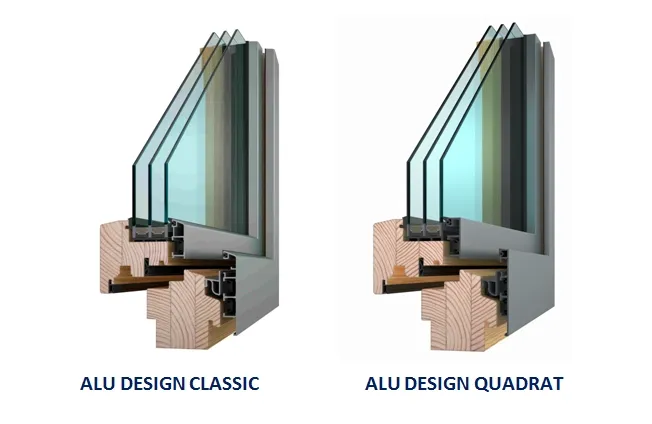 Drevohliníkové okná INCON Aludesign 96 - INCON